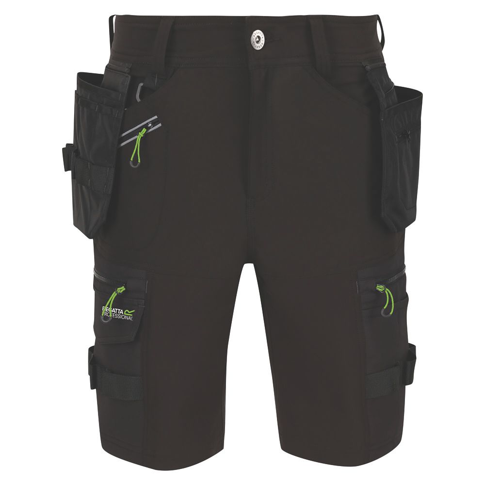 Regatta Infiltrate Shorts Black 32" W - Screwfix