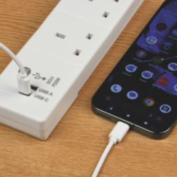 SLX USB-C to USB-C Charging Cable 1m - Screwfix