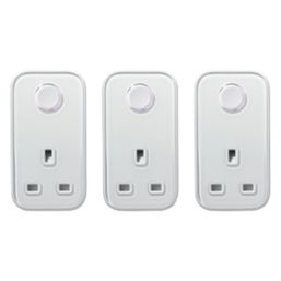 Hive Active 13A Smart Plug White 3 Pack - Screwfix