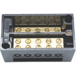 British General 100A Heavy Duty Junction Box 97 x 42 x 55mm Brown ...
