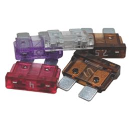 Pearl Consumables Assorted Standard Blade Auto Fuses 3-25A 5 Pieces ...