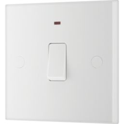 British General 900 Series 20A 1-Gang DP Control Switch White with Neon ...