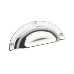 Elite Knobs & Handles Shell Pull Handle Polished Chrome 94mm - Screwfix