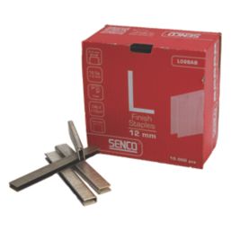 Senco L Staples Galvanised 12mm x 6.4mm 10000 Pack - Screwfix