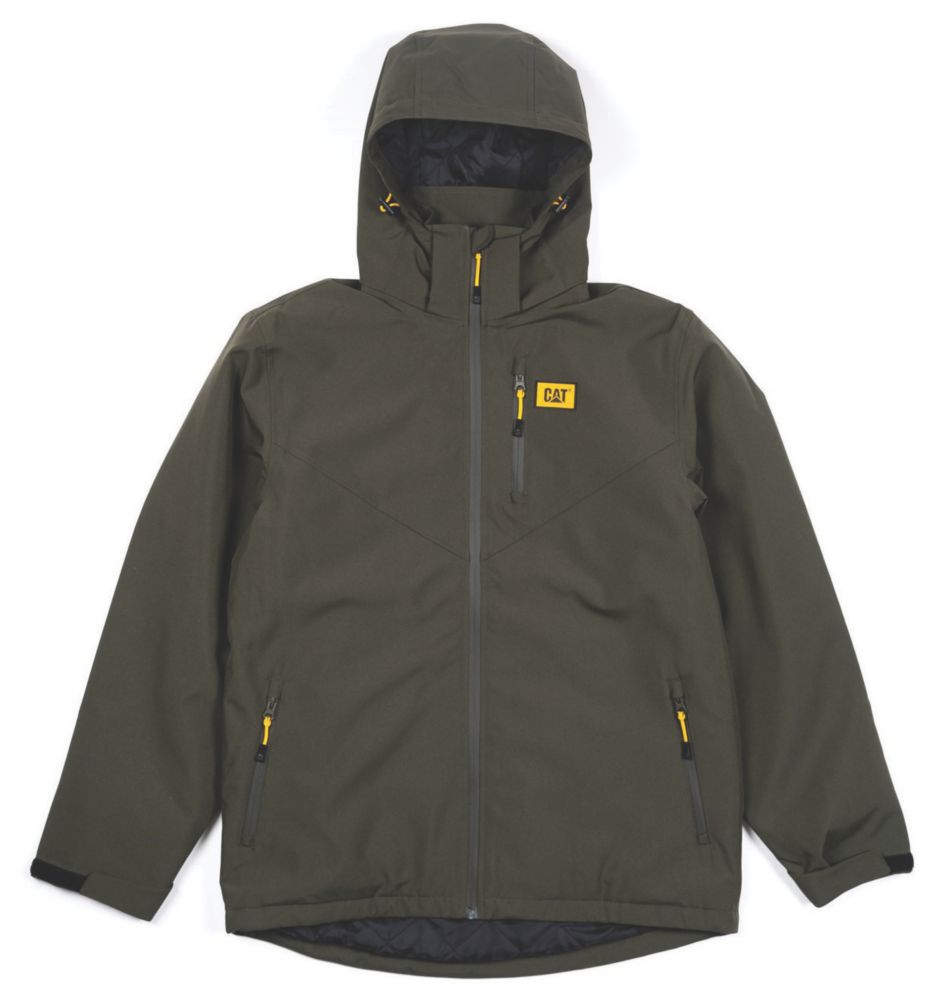 CAT Lightweight Insulated Jacket Jackets Moss Small 36" Chest - Screwfix