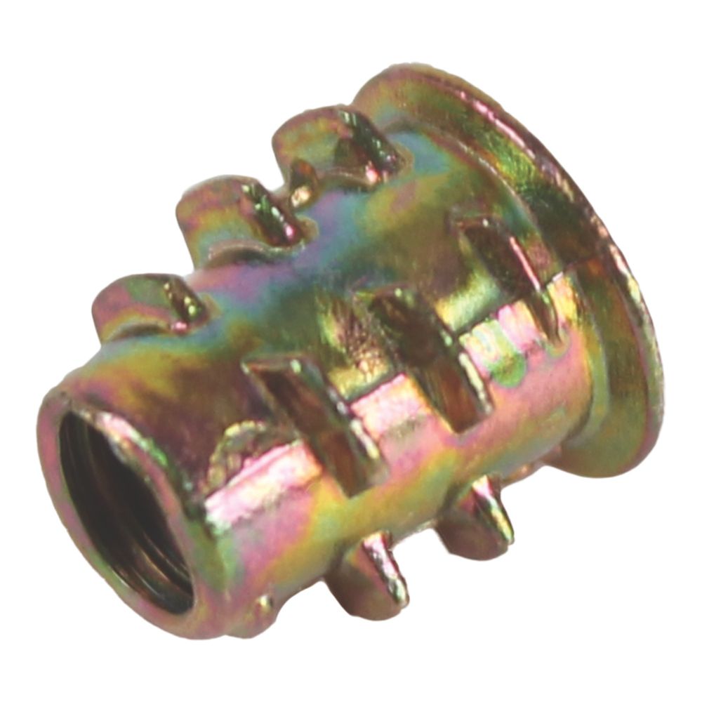 Easyfix Furniture Threaded Sockets M5 x 10mm 4 Pack - Screwfix