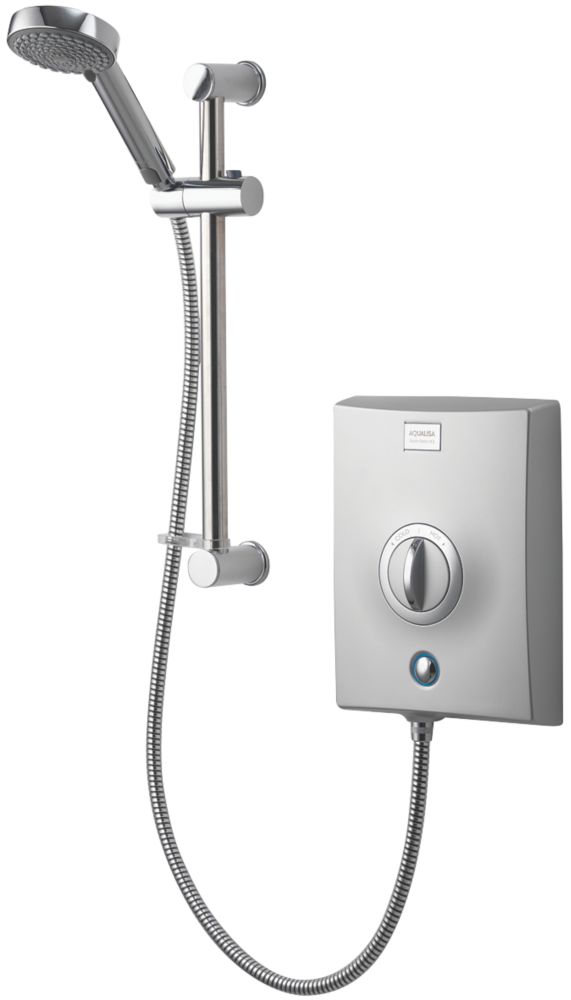 Aqualisa Quartz Chrome 9.5kW Electric Shower | Showers | Screwfix.com