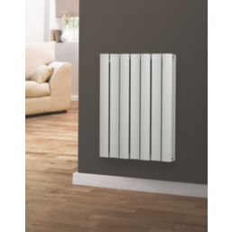 Venus 600mm x 485mm 2104BTU Matt Chrome Vertical Designer Radiator ...