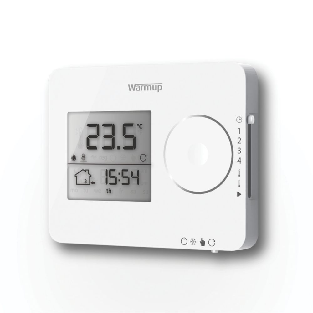 Warmup Tempo ELTPW Digital Underfloor Heating Thermostat - Screwfix