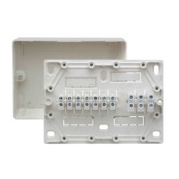 Honeywell Home 15A 10-Terminal Junction Box 147mm x 40mm x 104mm - Screwfix