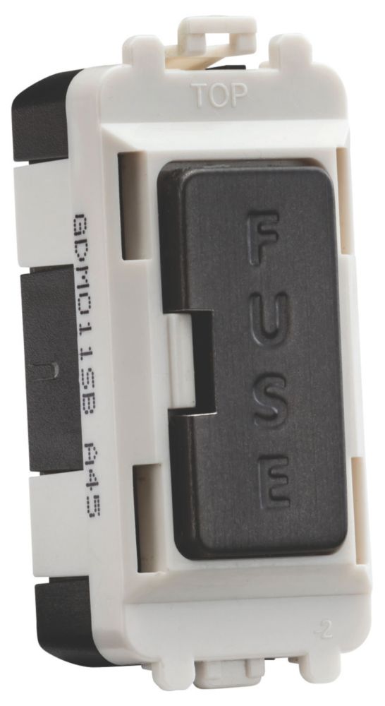 Knightsbridge 13A Grid Fused Spur Smoked Bronze - Screwfix