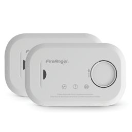 FireAngel FA6813-EU-T2 Battery Standalone Carbon Monoxide Alarm 2 Pack ...