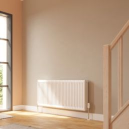 Flomasta 500mm x 1100mm 5523BTU White Type 22 Convector Radiator - Screwfix