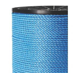 Essentials Twisted Rope Blue 6mm x 500m - Screwfix