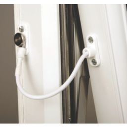 Jackloc The Perma Window Restrictor White 200mm - Screwfix