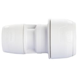 Hep2O Plastic Push-Fit Reducing Keyless Coupler 15mm x 22mm - Screwfix