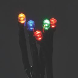 2000 LED Indoor & Outdoor Multi Colour Cluster Christmas Lights - Screwfix