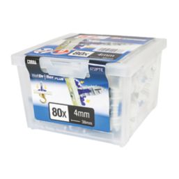 Cobra 072PTE Heavy Duty Self-Drilling Plasterboard Fixings 16mm x 44mm ...