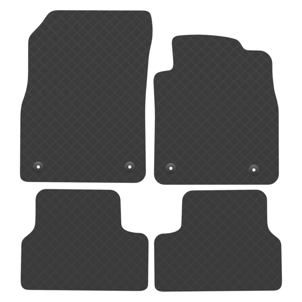 Car Mat Co. Vauxhall Astra J 2010 - 2015 Rubber Car Mats 4 Piece Set ...
