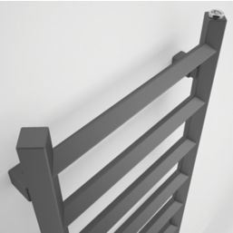 Terma Crystal Designer Towel Warmer 840mm x 400mm Dark Grey 805BTU ...