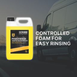 Scrubb Powerwash Traffic Film Remover Heavy Duty TFR Vehicle Cleaner 5Ltr - Screwfix