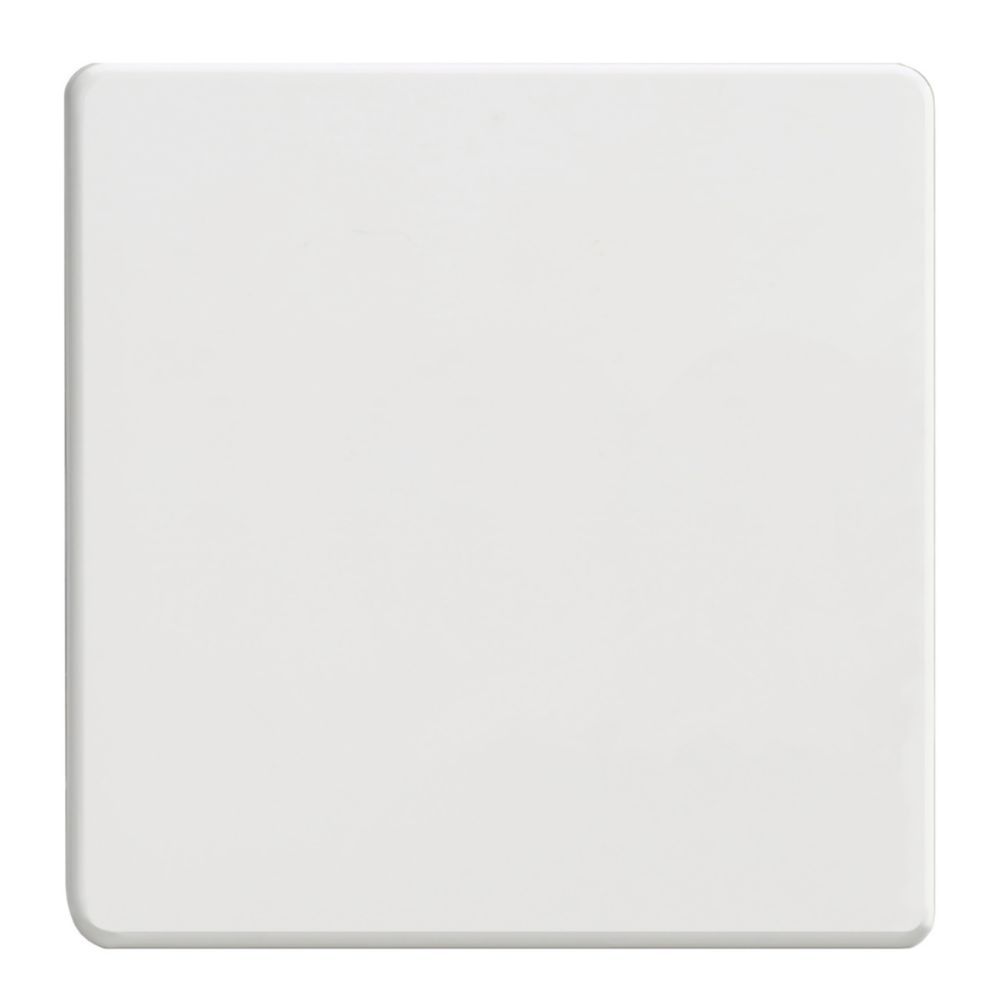 Varilight 1-Gang Blanking Plate Ice White - Screwfix