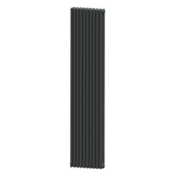 Acova 2000mm x 490mm 7990BTU Volcanic Vertical 4 Column Radiator - Screwfix
