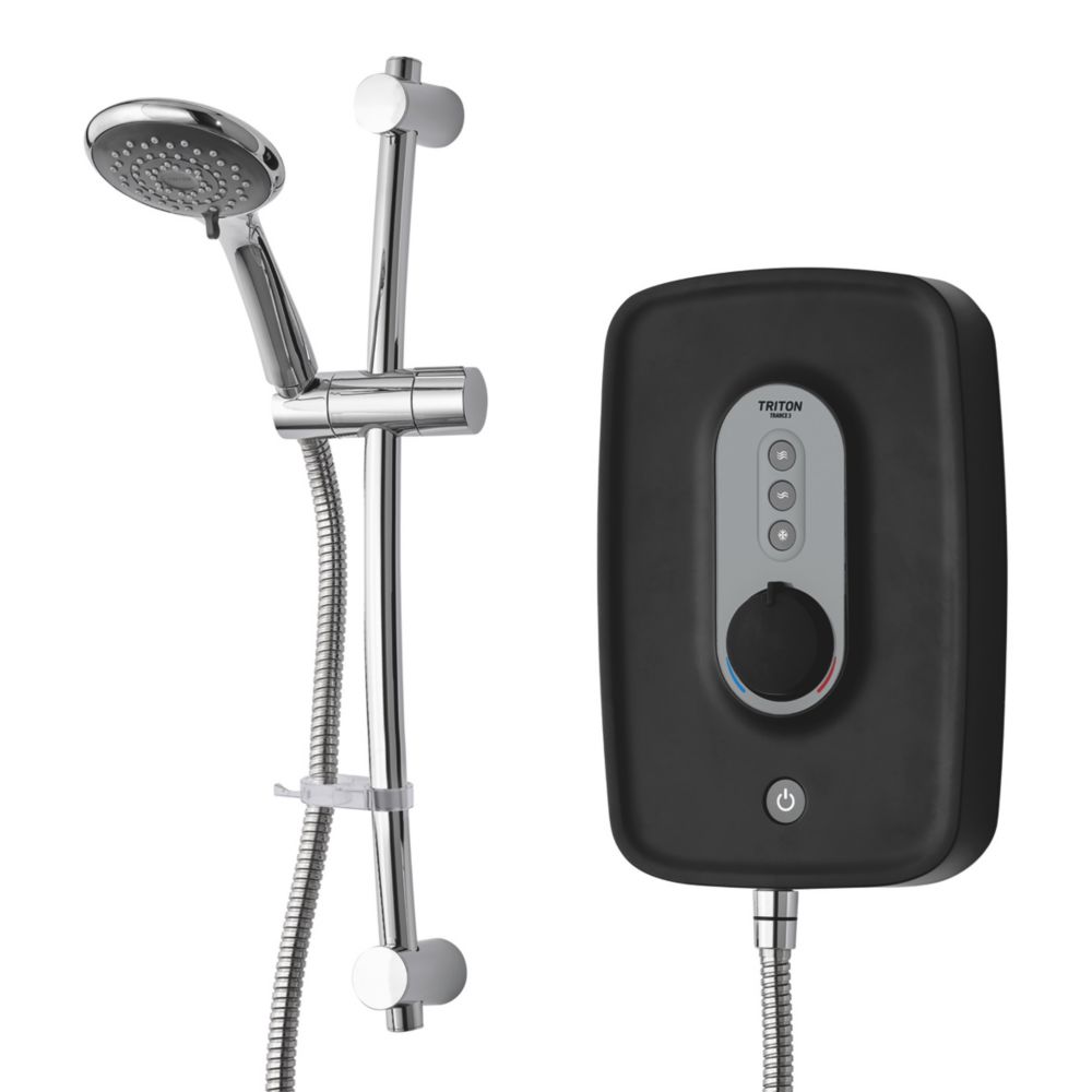 Triton Trance 3 Matte Black 10 5kw Electric Shower Screwfix
