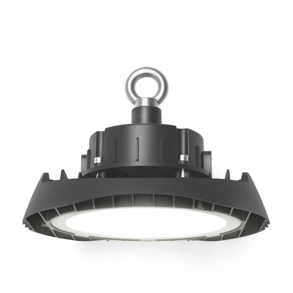4lite Maintained Emergency LED Highbay Black 100W 13,000lm - Screwfix