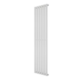Azur Ilios 1800mm x 448mm 2966BTU White Vertical Designer Radiator ...