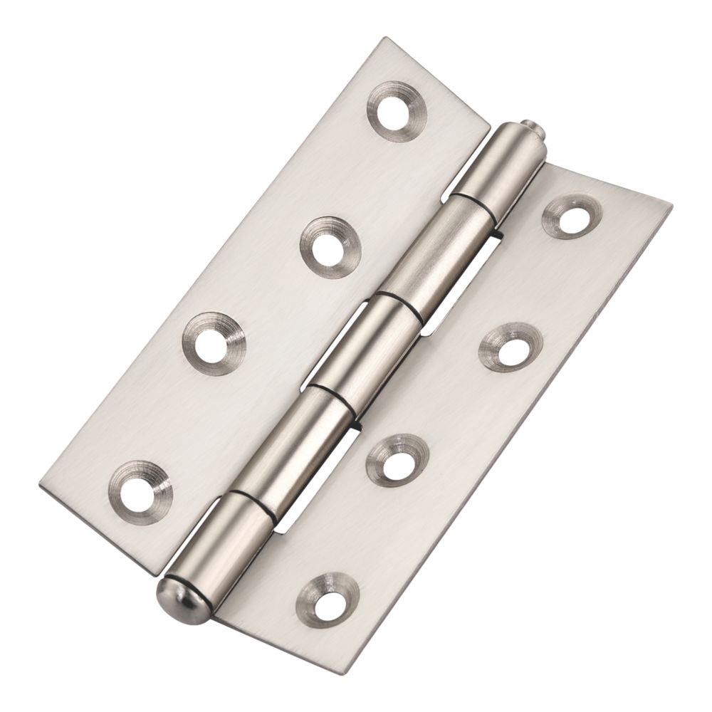 Smith & Locke Satin Nickel Loose Pin Butt Hinges 90mm x 58.5mm 2 Pack ...