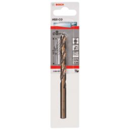 Bosch Twist Cobalt Straight Shank Metal Drill Bit 8mm x 117mm - Screwfix