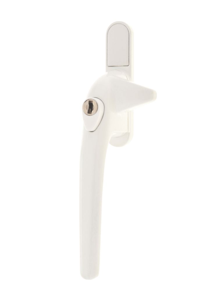 Mila RM Cockspur Left-Handed Window Handle White - Screwfix