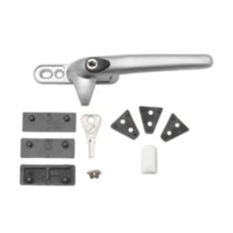 Mila RM Cockspur Right-Handed Window Handle Satin Chrome - Screwfix