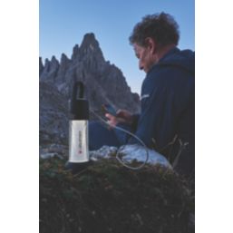 LEDlenser ML6 Warm Light Rechargeable LED Lantern with Power Bank Black ...