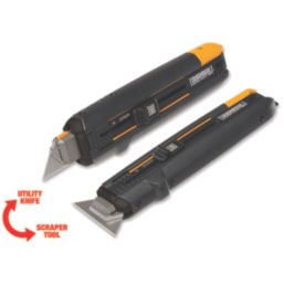 Toughbuilt TB-H4S5-01-R Retractable Utility Knife - Screwfix