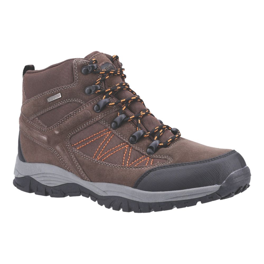 Cotswold Maisemore Hiking Size 8 Brown Waterproof Non Safety Work Boots ...