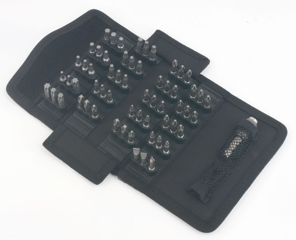 Wera Bit-Safe 61 Universal 1 1/4" Hex Shank Mixed Bit Set 61 Pieces ...