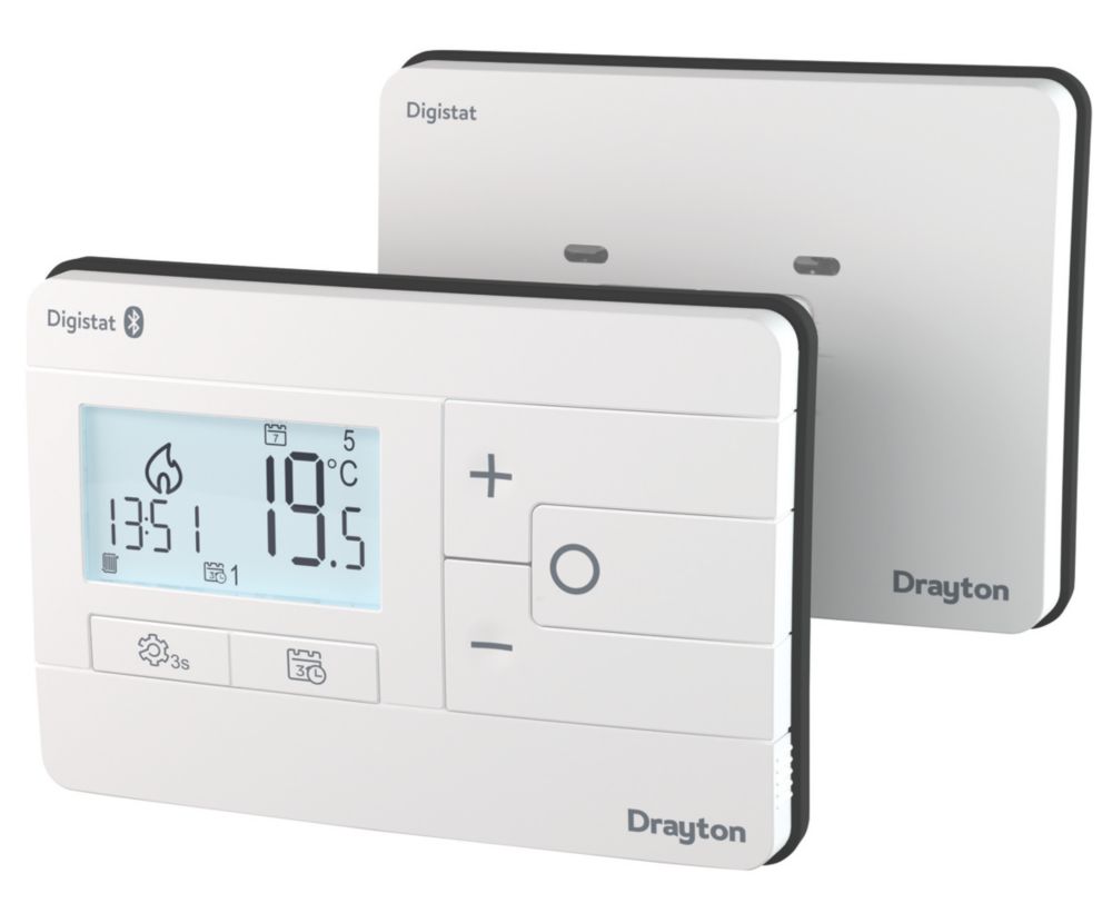 Drayton Digistat 2-Channel Wireless Thermostat with Optional App ...
