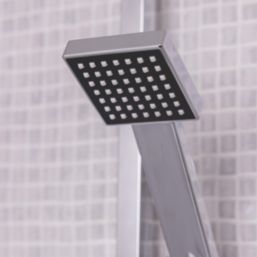ETAL Pour Slide Rail Shower Kit Chrome - Screwfix