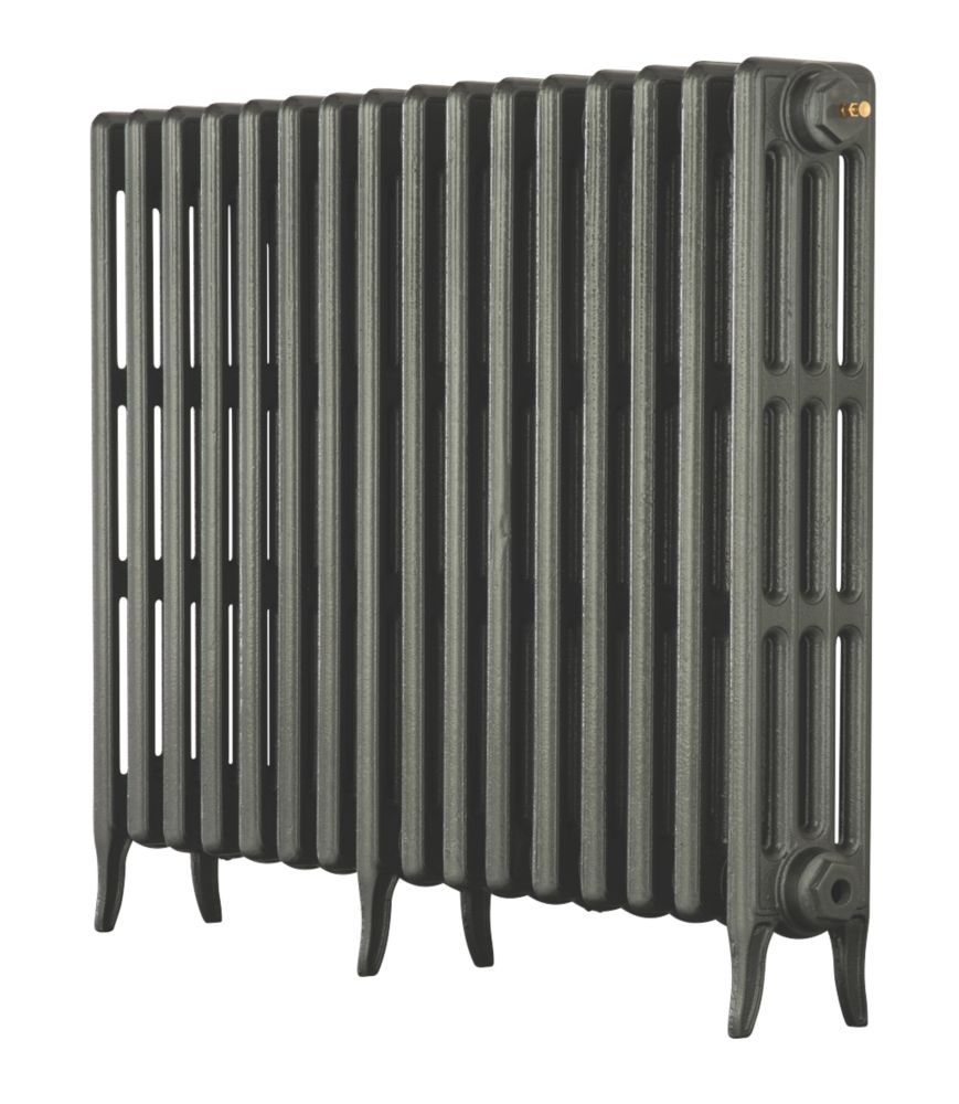 Arroll 760mm x 874mm 4340BTU Cast Grey Cast Iron 4 Column Radiator ...