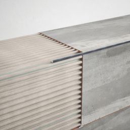 Homelux 9mm Straight Aluminium Tile Trim Grey Glitter 2.5m - Screwfix