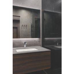 Homelux 9mm Straight Aluminium Tile Trim Grey Glitter 2.5m - Screwfix