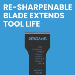 Spyder Silicone Scraper 2" - Screwfix