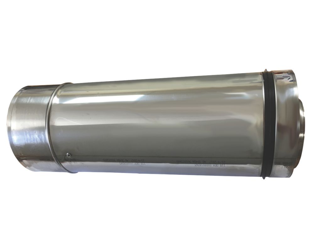 Grant Yellow Balanced Horizontal Flue Extension 152mm x 225mm - Screwfix