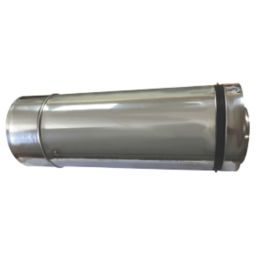 Grant Yellow Balanced Horizontal Flue Extension 152mm x 225mm - Screwfix
