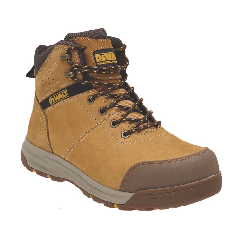 DEWALT Summit Size 9 Wheat Water-Resistant Steel Toe Cap Safety Boots ...
