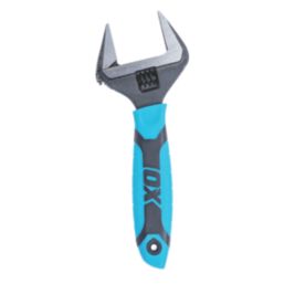 OX Pro Adjustable Wrench with Ultra Wide Jaw 6" - Screwfix