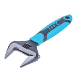 OX Pro Adjustable Wrench with Ultra Wide Jaw 6" - Screwfix