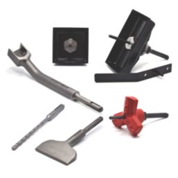 Armeg Tri-Cut EBS Back-Box & Wall Chasing Installation Kit 7 Pcs - Screwfix